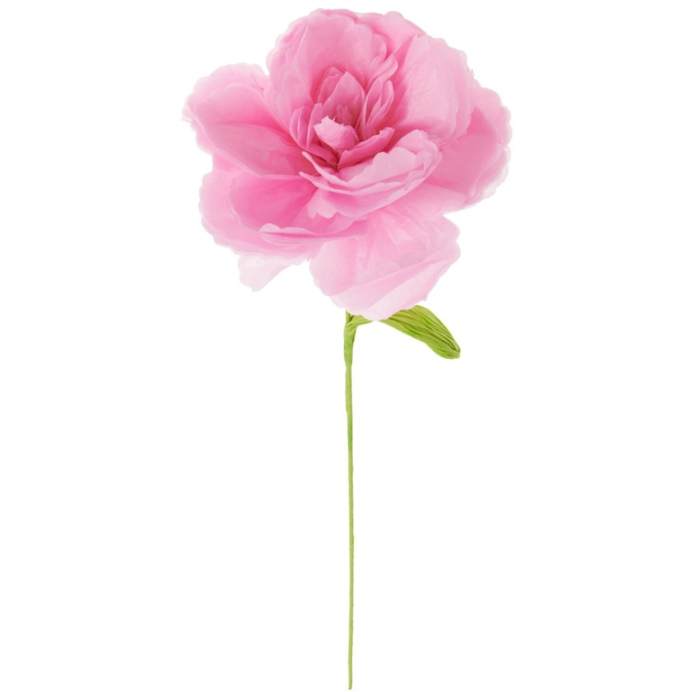 Fleur à l'unité en papier crépon pour création de bouquet durable ...