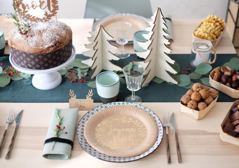 Shooting d’inspiration : ma table de Noël esprit scandinave