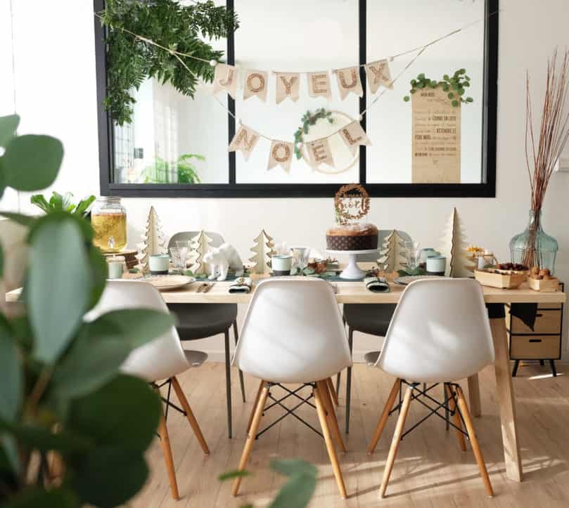 Shooting d’inspiration : ma table de Noël esprit scandinave